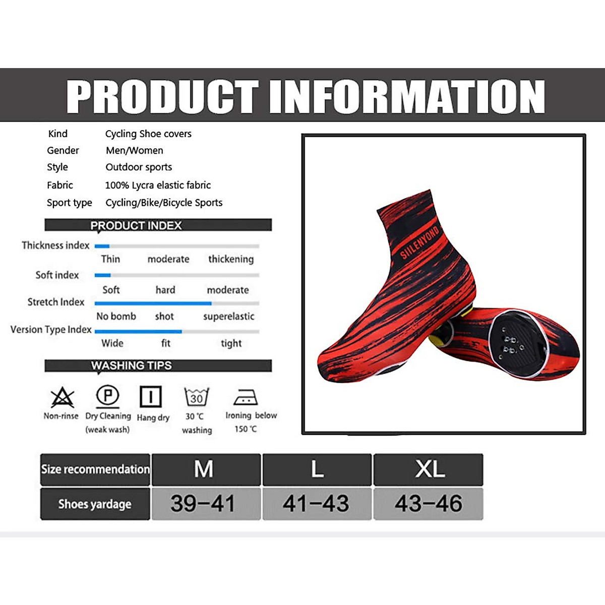 HomDSim Bicycle Shoe Covers MTB Mountain Road Bike Shoes Cover Waterproof Cycling Sport Overshoes Cover