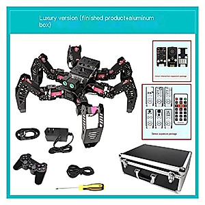 Smart Robot Bionic Robot Spider Robot Compatible with Programming Open Source Spider Robot Robot Toys (Color : Assembled Package F, Size : Robot)