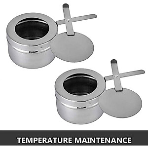 UZOURI Rectangle Chafing Dish Set, 9L Chafing Dish Set Food Warmer Buffet, Stainless Steel Chafing Dish Sets, for Buffet Catering Kitchen Party