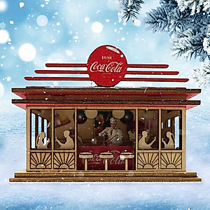Ginger Cottages Coca-Cola Cottage - Soda Shop Ornaments for Christmas Tree