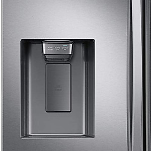 Samsung 27 Cu. Ft. Fingerprint Resistant Stainless Steel 3-Door French Door Refrigerator With External Water & Ice Dispenser