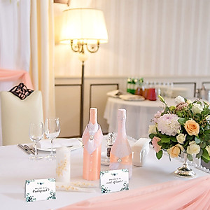 10 Packs Will You Be My Bridesmaid Cards Boho Bridesmaid Proposal Cards Greenery Maid of Honor Greeting Card Bridesmaid Asking Gifts with Envelopes for Wedding Party (Eucalyptus)