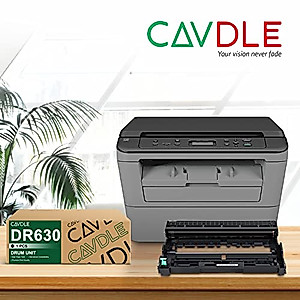 CAVDLE DR-630 Compatible Drum Unit Replacement for Brother DR630 Work with HL-L2300D HL-L2305W HL-L2360DN HL-L2380DW MFC-L2680W MFC-L2685DW MFC-L2705DW MFC-L2707DW DCP-L2500D DCP-L2520DW Printers