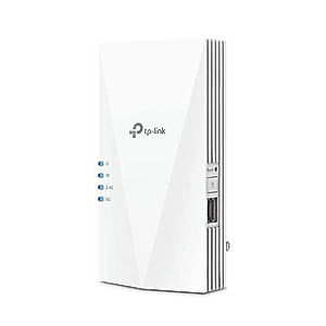 TP-Link AX1800 WiFi 6 Extender Internet Booster, Covers up to 1500 sq.ft and 30 Devices, Dual Band Wireless Signal Booster Repeater, Gigabit Ethernet Port, AP Mode, OneMesh Compatible(RE600X)