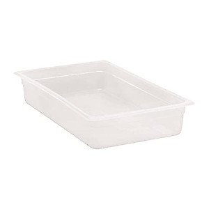Cambro 14PP190 Translucent 4" Full Size Food Pan