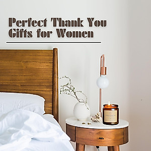 Energize in Gratitude - 8 oz Natural Soy Candle with Orange, Ginger, and Amber Fragrances - Perfect Thank You Gift for Women & Men, Long-Lasting Aromatherapy Candle