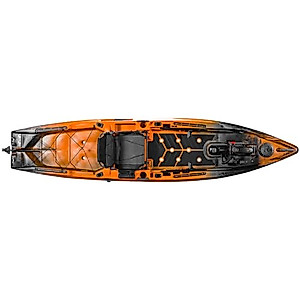 Old Town Sportsman AutoPilot 136 Motorized Fishing Kayak with Minn Kota Trolling Motor (Ember Camo)