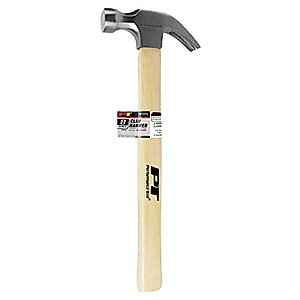 Performance Tool W1075 Heavy Duty Hammer with Drop Forged High Carbon Steel Head and Hardwood Handle - Mirror Polished with Smooth Faces
