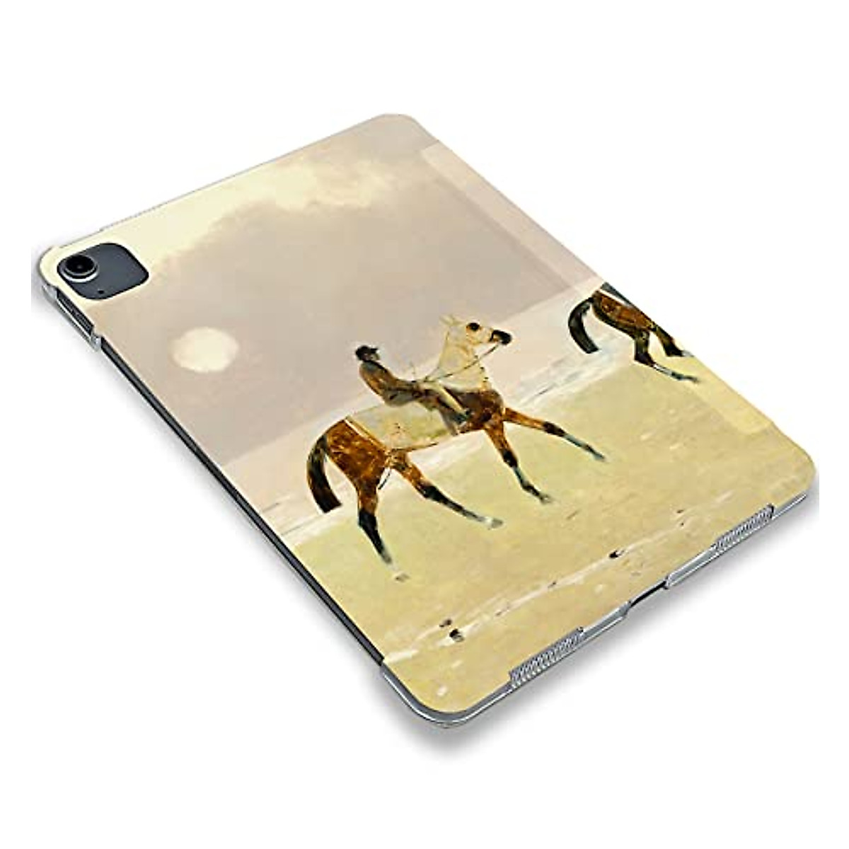 Kawaii Runing Men Horse Animal case Compatible with iPad Mini Air Pro 7.9 8.3 9.7 10.2 10.9 11 12.9 inch Pattern Cover New 2022 2021 Trifold Stand 3 4 5 6 7 8 9 Generation 40 (8.3 Mini 6)