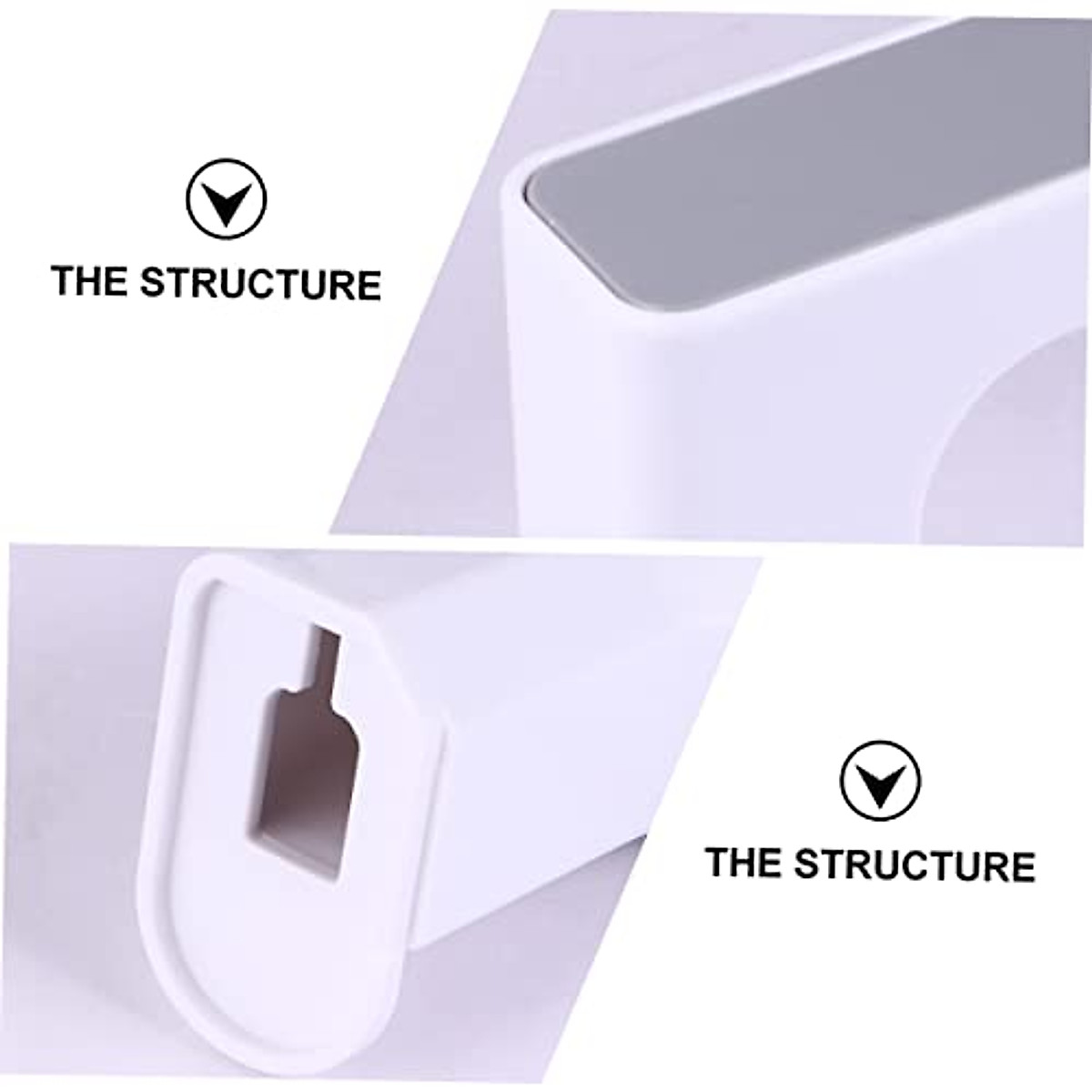 Cabilock No Punch Towel Rack Wall Mount Towel Holder Stainless Steel Towel Suction Cup Towel Holder 2pcs Kitchen Towel Bar Wall Mounted Towel Rack Shower Towel Rod Traceless Towel Rack Pp