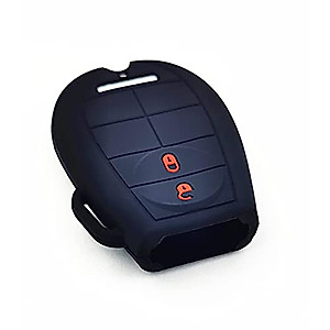 REPROTECTING Silicone Rubber Key Fob Cover Compatible with 2008-2012 Dodge Challenger Charger Durango Grand Caravan Journey Ram 1500 2500 3500 M3N5WY783X IYZ-C01C