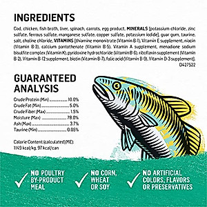 Purina Beyond Grain Free, Natural Pate Wet Cat Food, Grain Free Ocean Whitefish & Spinach Recipe - (12) 3 oz. Cans