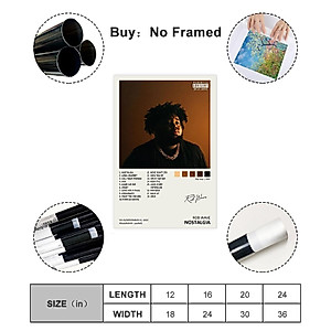 YGULC Rod Poster Wave Nostalgia Music Album Cover Signed Limited Poster Canvas Poster Wall Art Decor Print Picture Paintings for Living Room Bedroom Decoration Unframe:12x18inch(30x45cm)