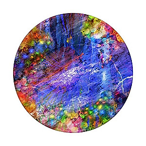 Dark Blue Purple Cellphone Holder for Hand Pop Up Phone Knob PopSockets PopGrip: Swappable Grip for Phones & Tablets