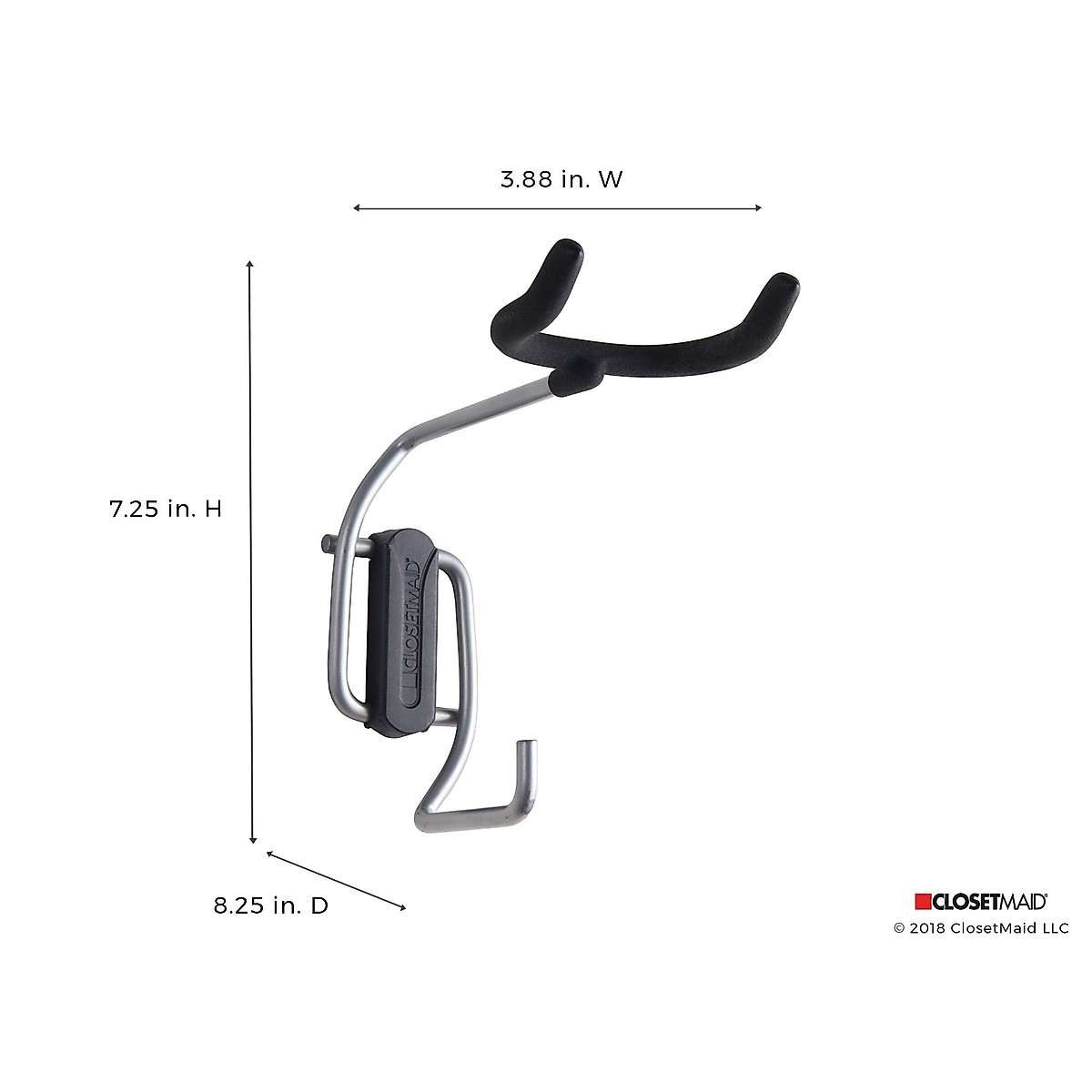 ClosetMaid 35554 Power Equipment Hang Up,silver