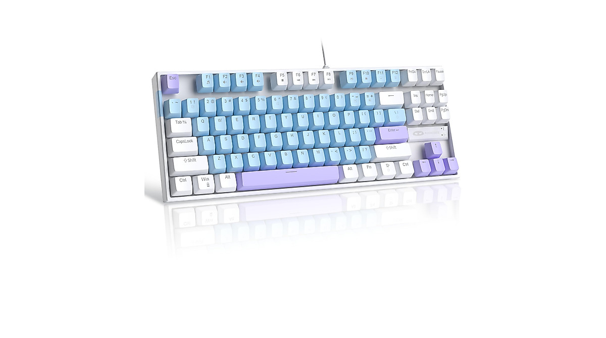 MageGee 75% Mechanical Gaming Keyboard - Blue LED TKL