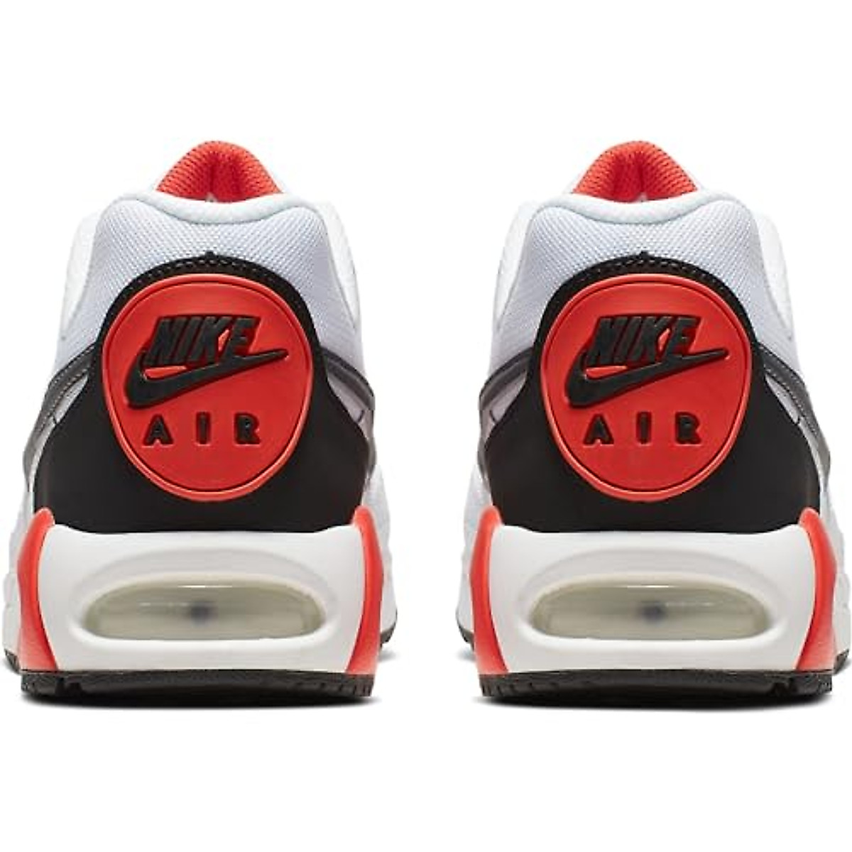 Nike Men's Low-Top Sports Shoe, White Dark Grey Habanero Red 100, 12