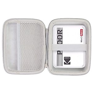 khanka Hard Travel Case replacement for Compatible with Kodak Mini 3 Retro/Kodak All-New Mini Shot 3 Square Instant Printer & Camera (gray zipper)