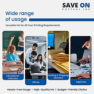 Save On Postage Ink Compatible SL-870-1 Red Ink Cartridge for New SendPro Mailstation (CSD1) Compatible (2)