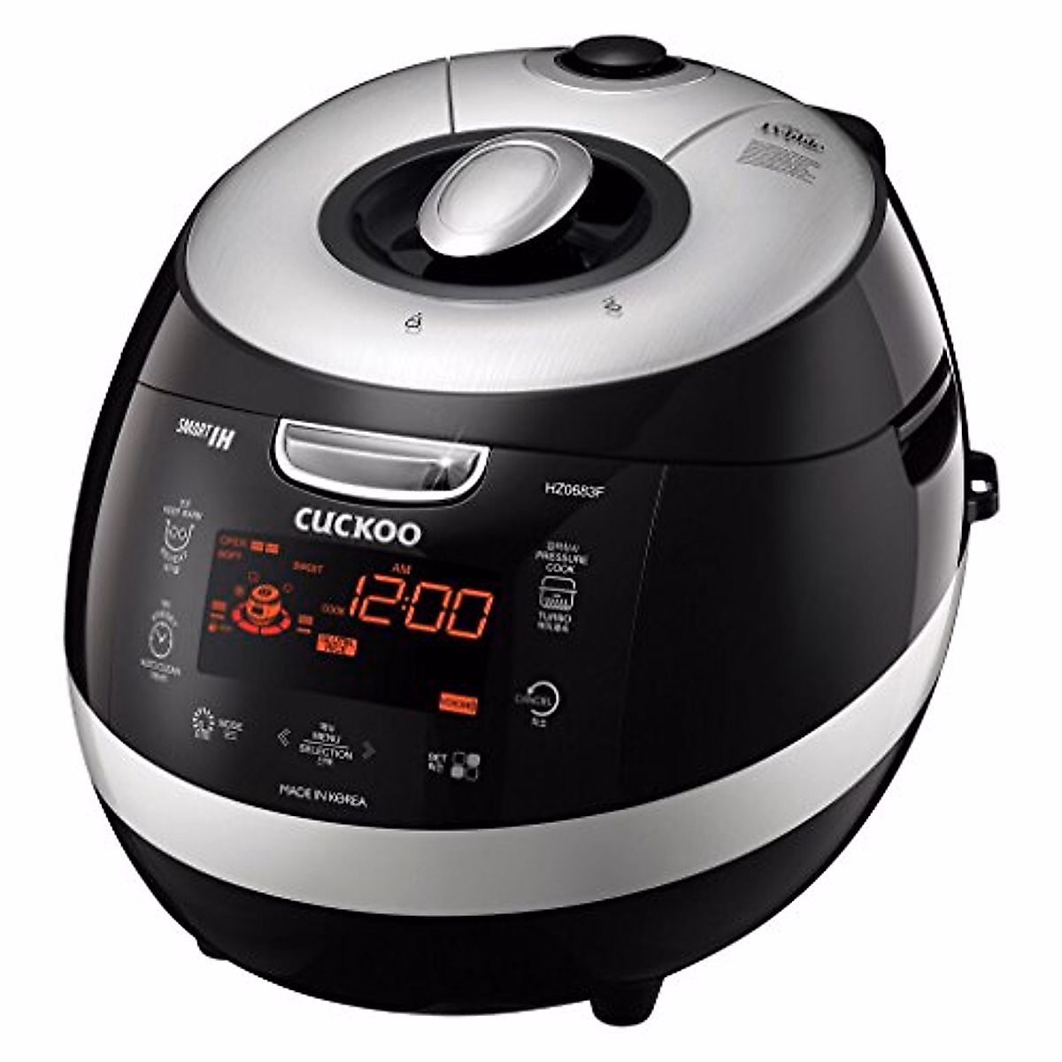 Cuckoo CRP-HZ0683FR Multifunctional and Programmable Electric Induction Heating Pressure Rice Cooker, Fuzzy Logic and Intelligent Cooking Algorithm – 6 Cups, Red