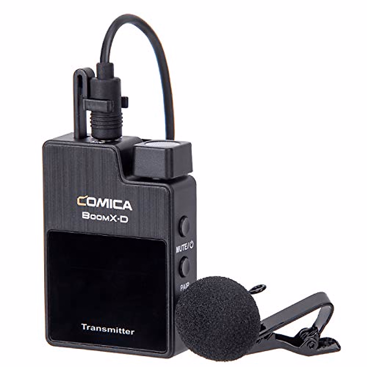 COMICA BoomX-D D2 2.4G Wireless Lavalier Microphone System Digital 1-Trigger-2 Wireless Microphone Transmitter & Receiver for Smartphone Camera Podcast Interview YouTube
