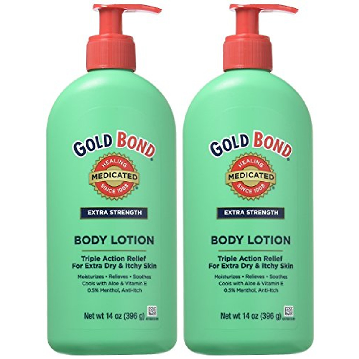Gold Bond Med Lot Xs Size 14z Gold Bond Extra Strength Medicated Body Lotion For Extra Dry & Itchy Skin (pack of 2)