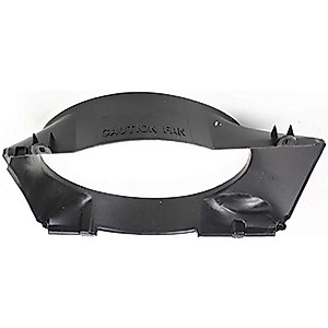 Evan Fischer Fan Shroud Compatible with 1987-1993 Ford Bronco, Fits 1987-1993 Ford F-150, Fits 1987-1993 Ford F-250, Fits 1987-1993 Ford F-350, Fits Radiator Fan, Single fan design