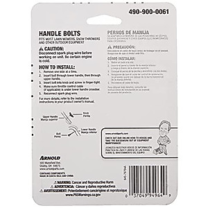 Arnold Universal T-Handle Bolts, 4 Bolts and 2 Handles