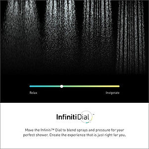 Moen 220C3 Verso Eight-Function 7" Diameter Spray Head Standard With Handshower, Chrome, 72" Hose