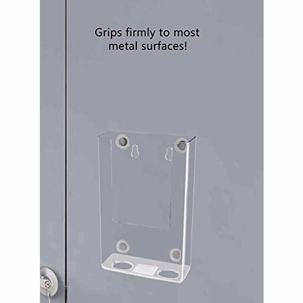 Marketing Holders Magnetic Tri Fold Holder 4 Inch Folded Printed Media Please Adheres to Metal Surfaces Clear Acrylic Maps Menus Brochures