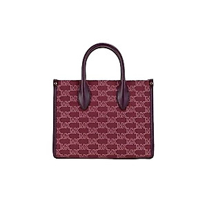 Michael Kors Mirella Logo Tote Crossbody Bag size Small (Mulberry Multi)