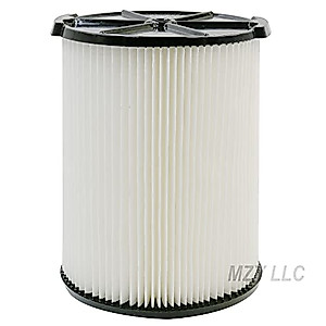 2 Pack VF4000 Filter Replacement for Ridgid for Shop Vac Wet Dry Vacuums 5-20 Gallon 72947 & for Husky 6-9 Gallon Vacuum Cleaners RV2400A RV2600B WD5500 WD0671