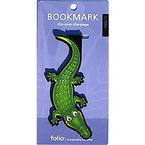 Frog Bookmarks (Clip-Over-The-Page) Set of 2 - Assorted Colors