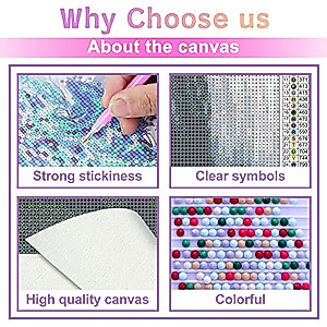 IEFSCAY 12x12inch 5D Diamond Painting Kits - Sleeping Angel Baby Diamond Painting, DIY Adult Handmade Gemstone Cross Stitch Decor, Wall Decor Bathroom Decor Gifts