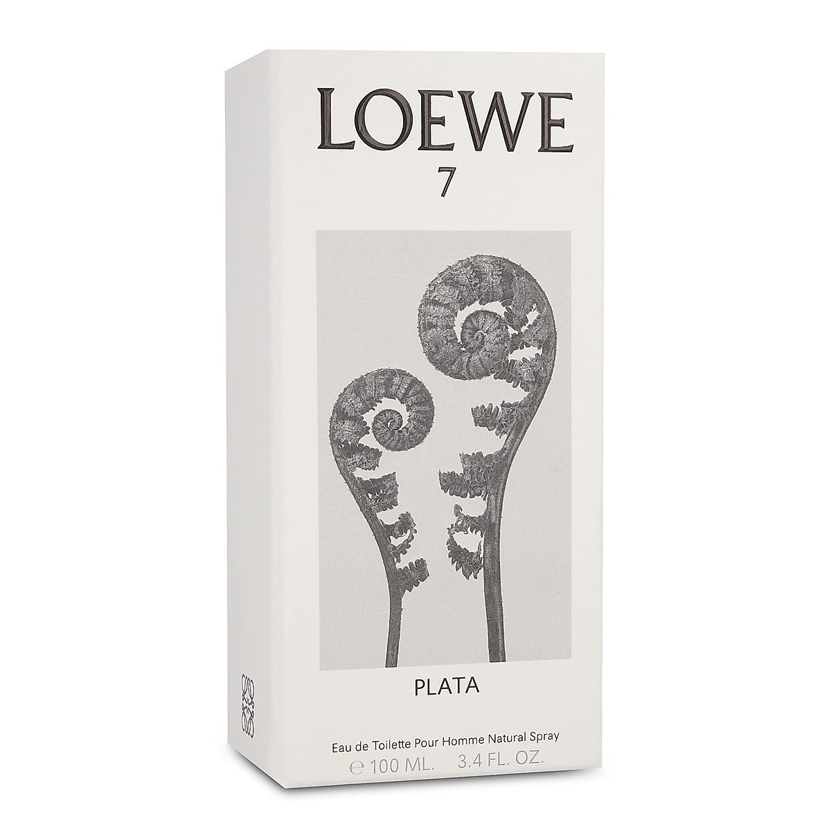 Loewe 7 Plata for Men Eau de Toilette Spray, 3.4 Ounce