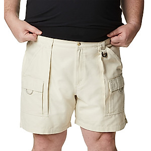 Columbia Men's Brewha II Short, UPF 50 Sun Protection, Fast Drying Stone
