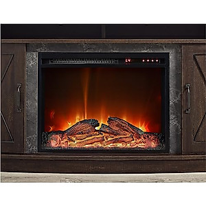 Ameriwood Home Barrow Creek Electric Fireplace TV Stand for TVs up to 60", Espre