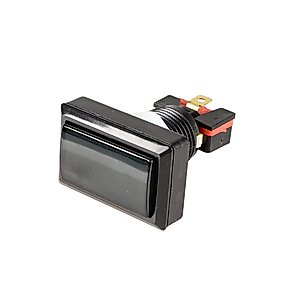 EG STARTS 6X Arcade Rectangle LED Push Buttons Switch for Arcade Machine Games Mame Jamma Parts 12V