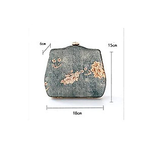 ZLXDP Women's Vintage Handbag Chinese Handmade Handbag Dinner Bag