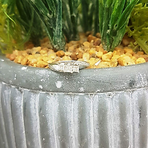 Dazzlingrock Collection 0.50 Carat (ctw) 10K Princess & Round Diamond 3 Stone Engagement Ring 1/2 CT, White Gold, Size 7