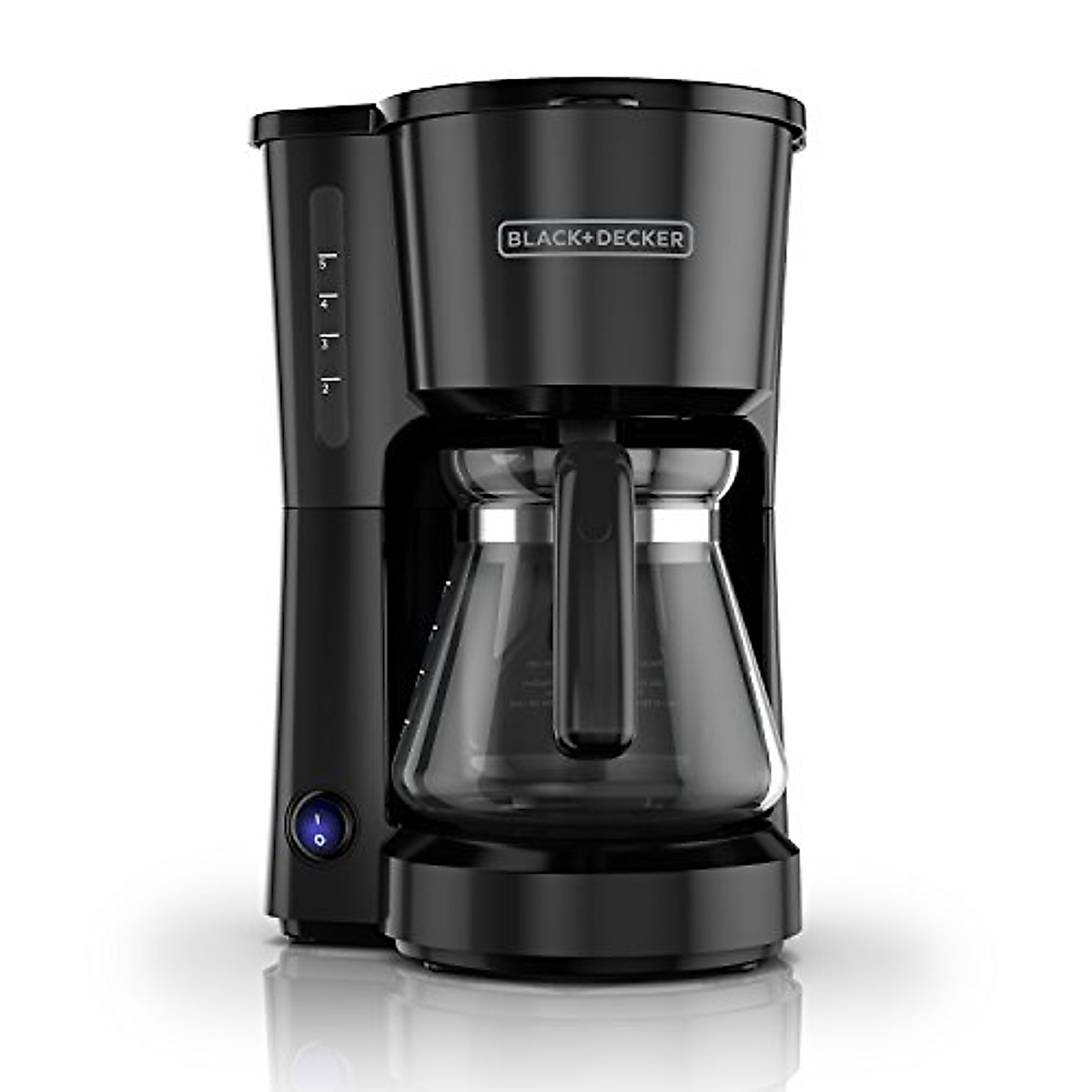 BLACK+DECKER CM0700B 5-Cup Coffee Maker, Compact Design
