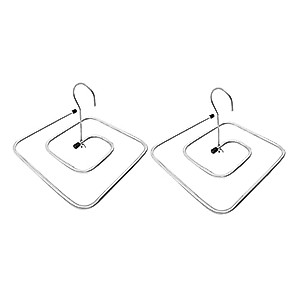 Uonlytech 2pcs Swivel Hanger Spiral Bed Sheet Rack Laundry Hanger Duvet Drying Rack Metal Hangers Heavy Duty Hanging Racks for Clothes Heavy Duty Stainless Steel Hangers Quilt Square Hanger