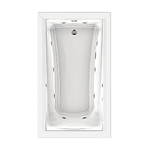 American Standard 3575048WC.020 Green Tea Ecosilent Whirlpool Bath Tub, 6-Feet by 42-Inch, White