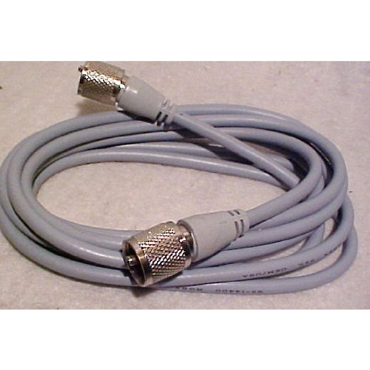 Redman Cb Made 3 ft RG8X COAX Gray Jumper CABLE CB / Ham Radio w/ PL259 Connectors