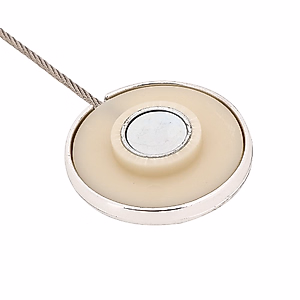 Natudeco Curtain Tiebacks, Rhinestone Curtain Buckle Magnetic Curtain Holdbacks Drape Tie Backs Alloy Curtain Holder Window Drapry Decor for Sheer and Blackout Curtain