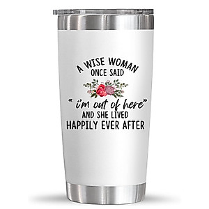 AYERMOYO Retirement Gift For Woman,Retirement Gifts, Retirement Gifts for Women 2023 Coworker, Coworker Leaving Gifts, Happy Retirement Gift For Boss, Coworkers, Friends-20Oz Retirement Tumbler