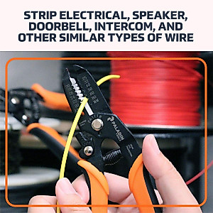 Paladin Tools PA1118 GripP Wire Stripper/Cutter, 30-20 AWG