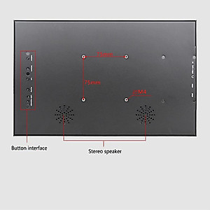 Portable Monitor, 13.3inch FHD 1080P Portable Laptop Monitor HDMI Gaming Monitor OTG & Dual Speakers, External HDR Computer Display