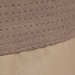 Duck Covers Elegant Waterproof 82 Inch Double Wide Patio Chaise Lounge Cover, Patio Furniture Covers, Swiss Coffee