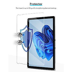 OMOTON 2 Pack Screen Protector for Microsoft Surface Go 4 / Surface Go 3/ Surface Go 2 / Surface Go(10.5 inch, 2023/2021/2020/2018), Tempered Glass/Case Friendly/Surface Pen Compatible